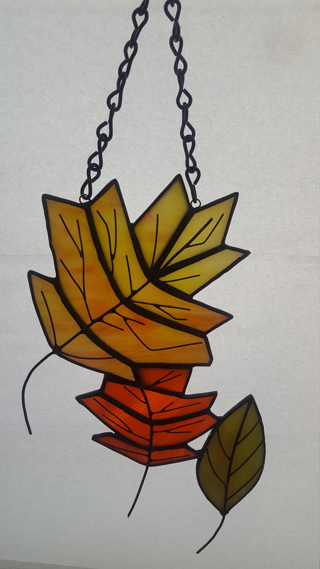Autumn Leaves Suncatcher - Etsy