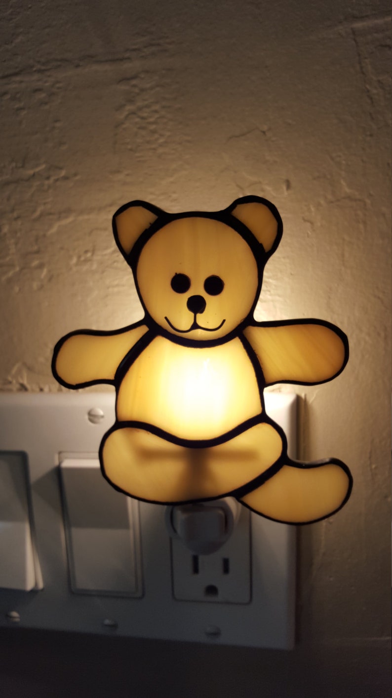 Teddy Bear Night Light - Etsy