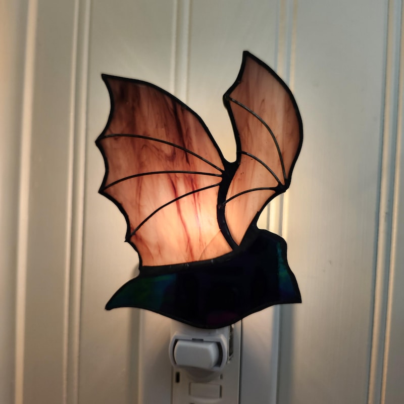 Gothic Bat Lamp - Etsy