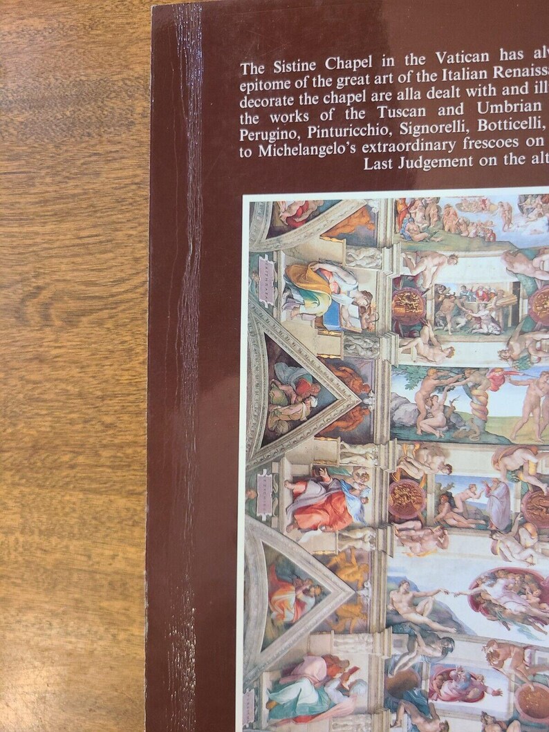 The Sistine Chapel by Mancinelli, Fabrizio Paper Back Art Book - Etsy