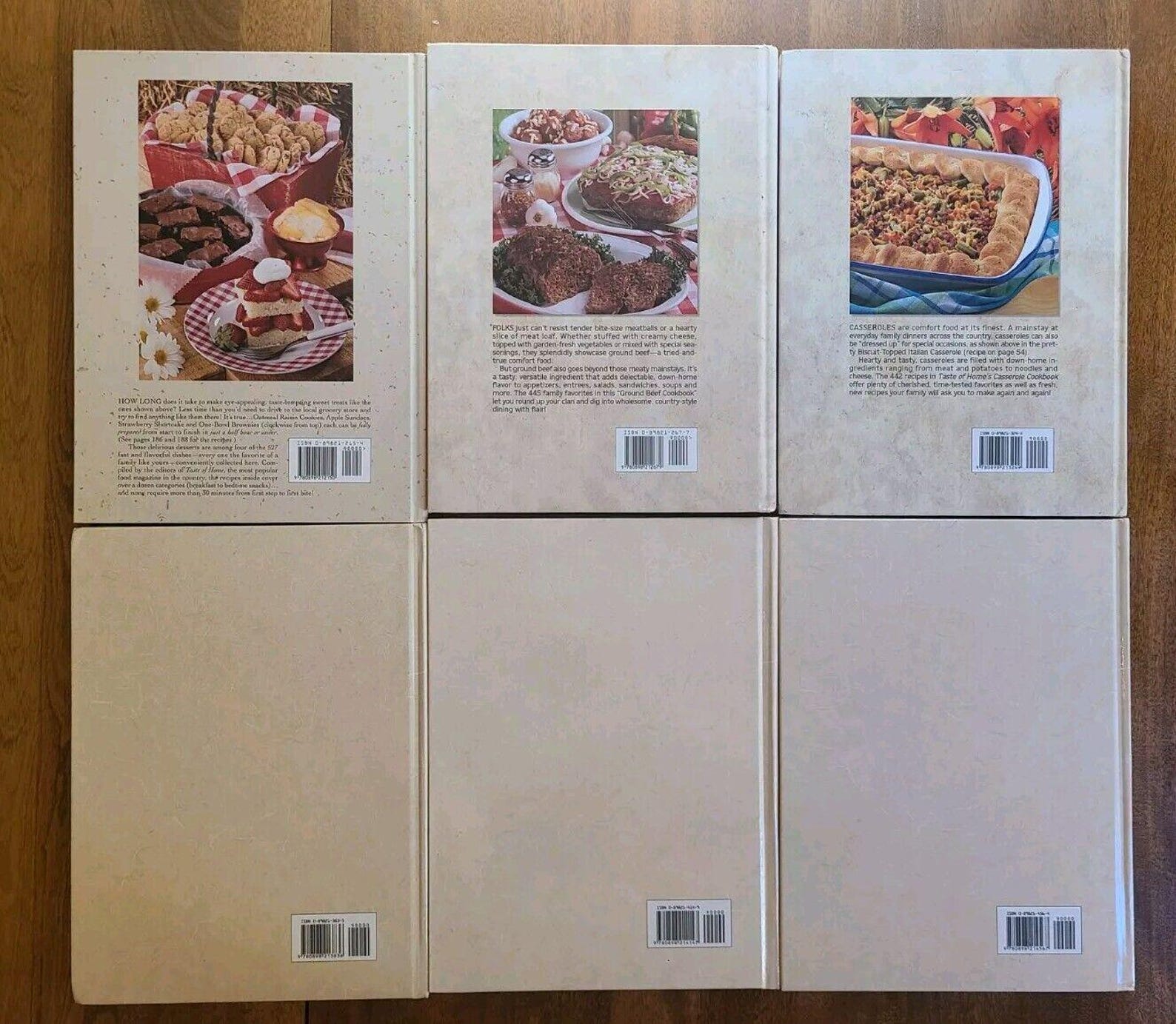 Set of 6 Early 2000s A Taste of Home Cookbooks Holidays and ...