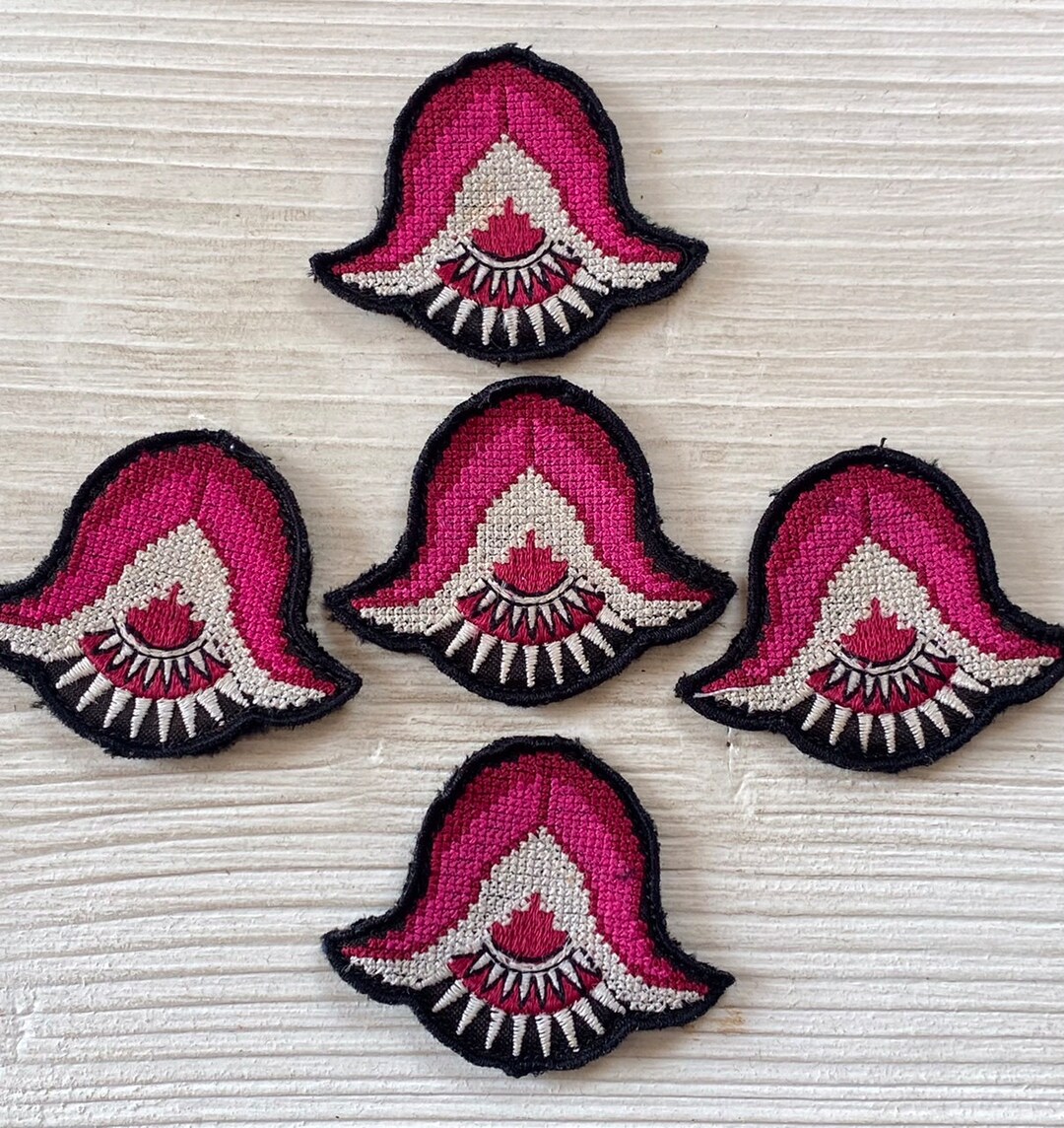 Hmong Star Embroidered Patches - Etsy