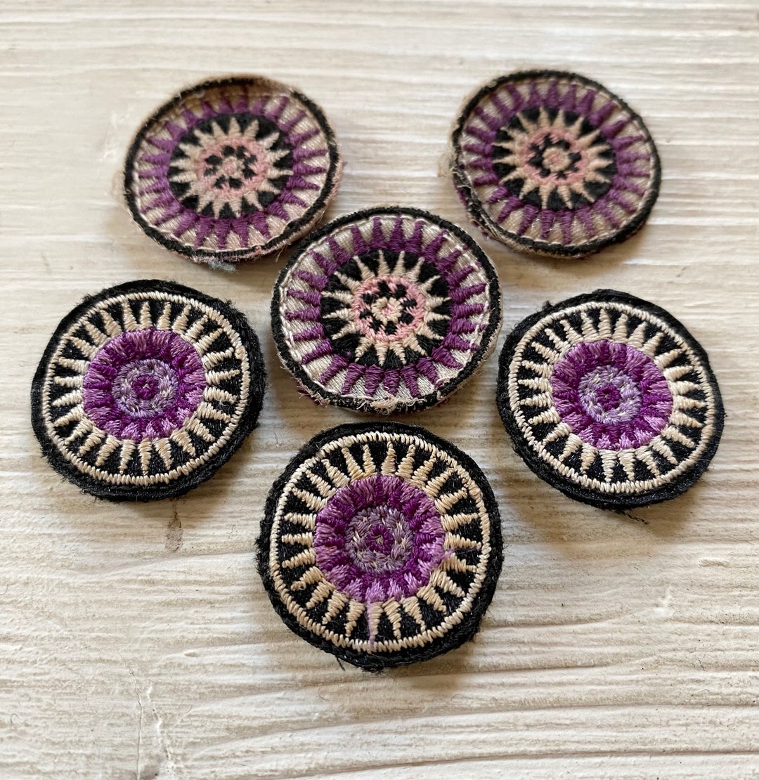 Hmong Star Embroidered Patches - Etsy