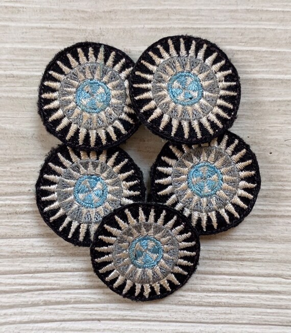Hmong Star Embroidered Patches - Etsy