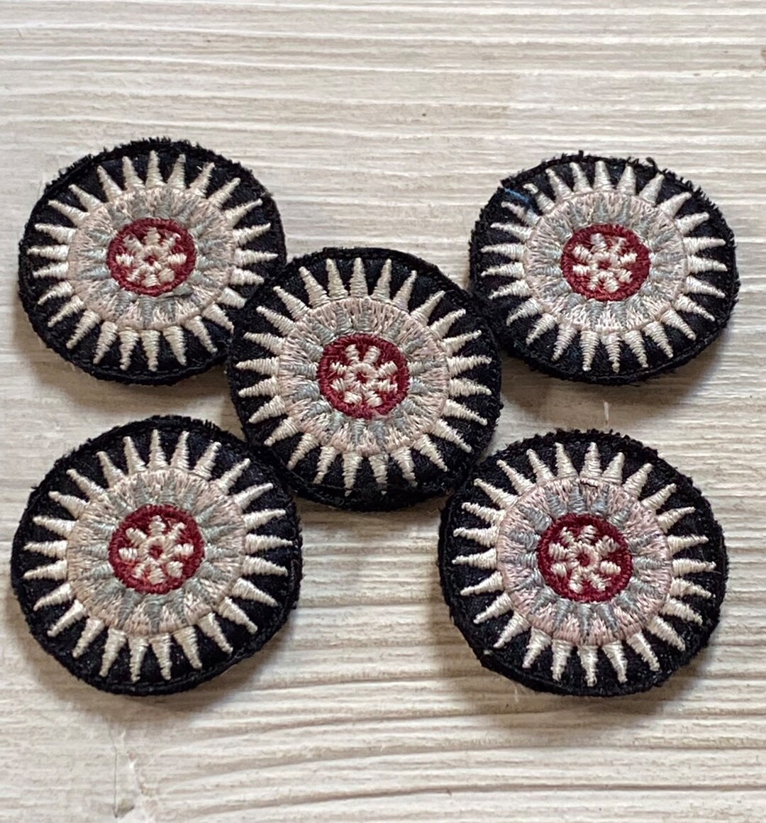 Hmong Star Embroidered Patches - Etsy