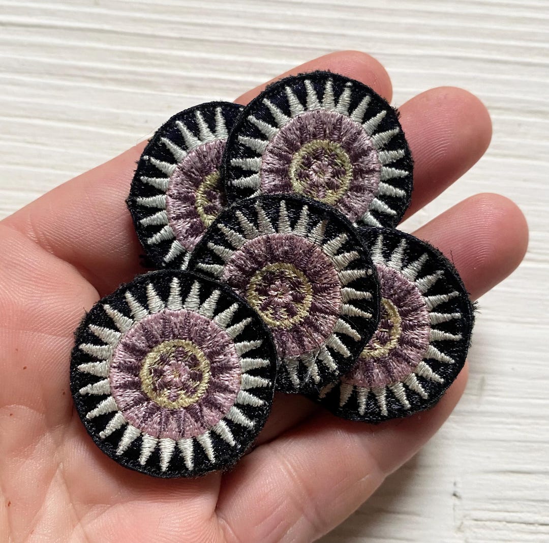 Hmong Star Embroidered Patches - Etsy