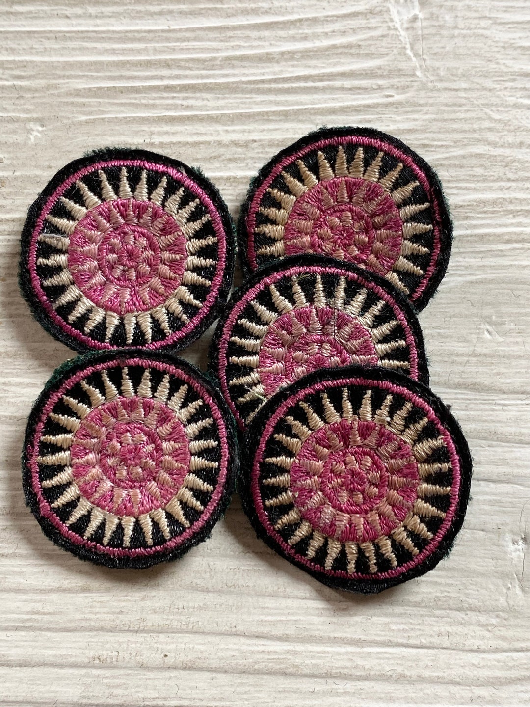 Hmong Star Embroidered Patches - Etsy