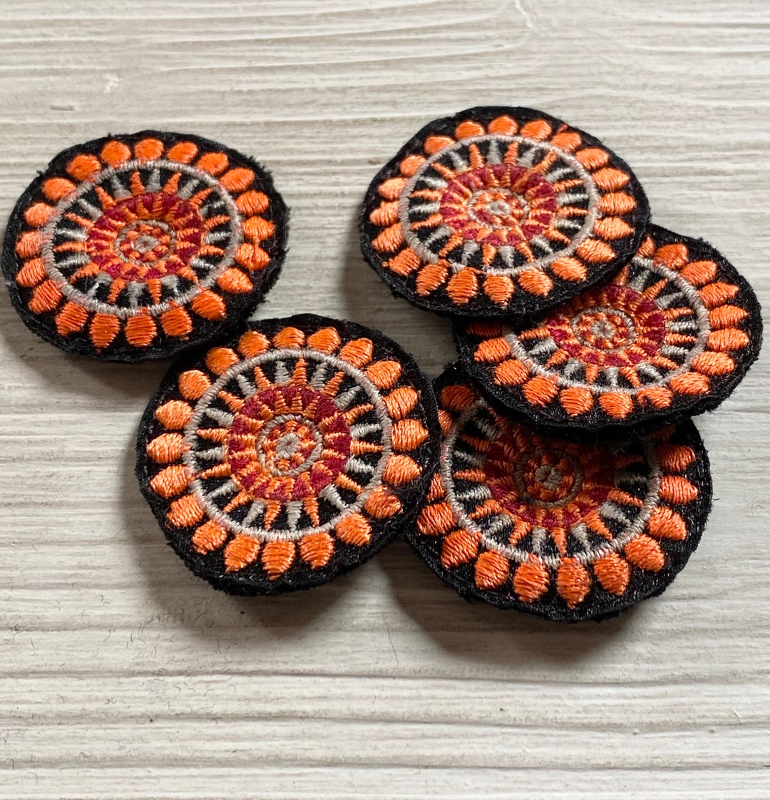 Hmong Star Embroidered Patches - Etsy