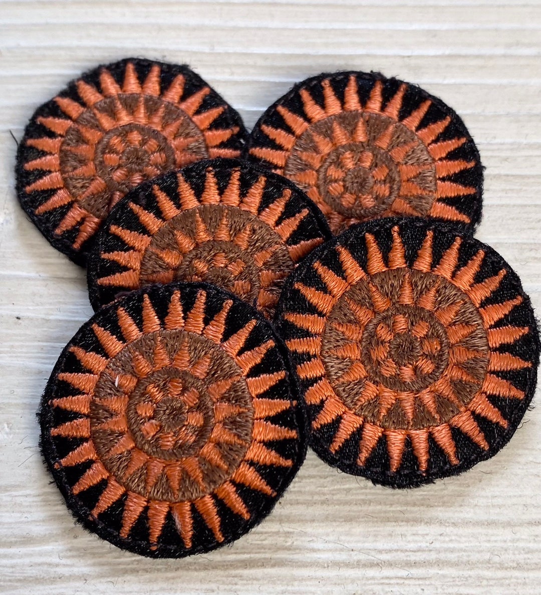 Hmong Star Embroidered Patches - Etsy
