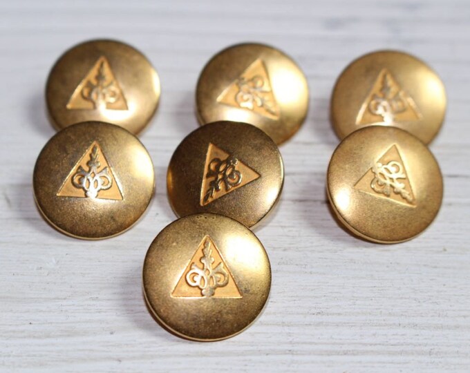 Buttons, Vintage Circular Antique Cream Fashion Buttons - Etsy