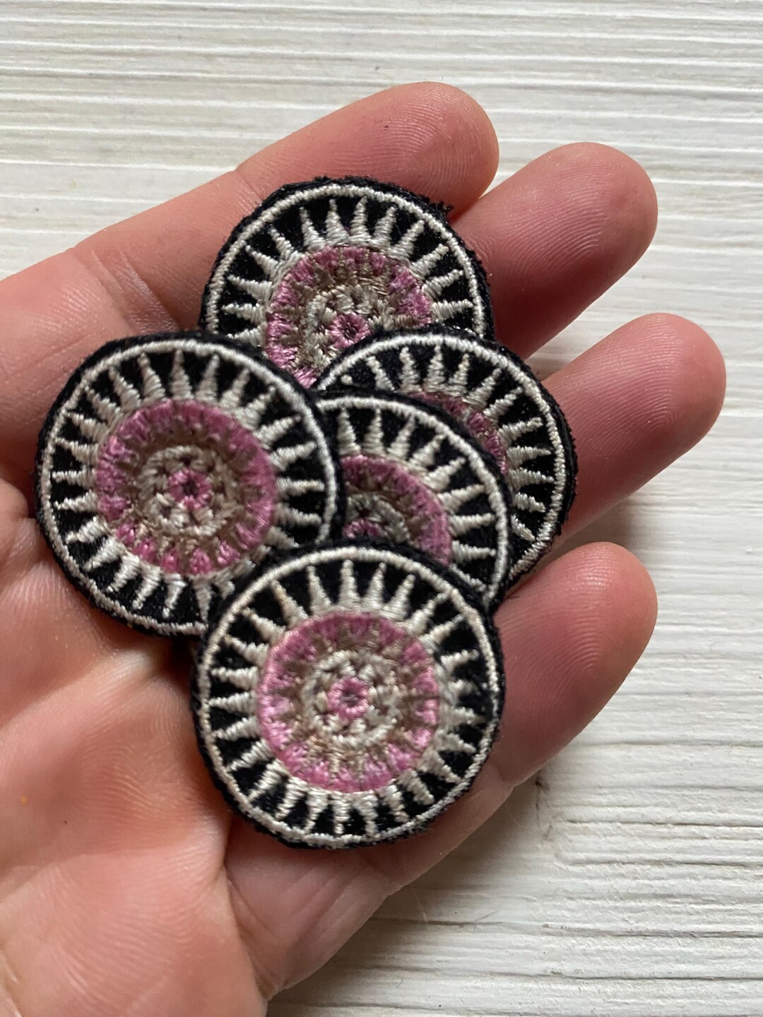 Hmong Star Embroidered Patches - Etsy