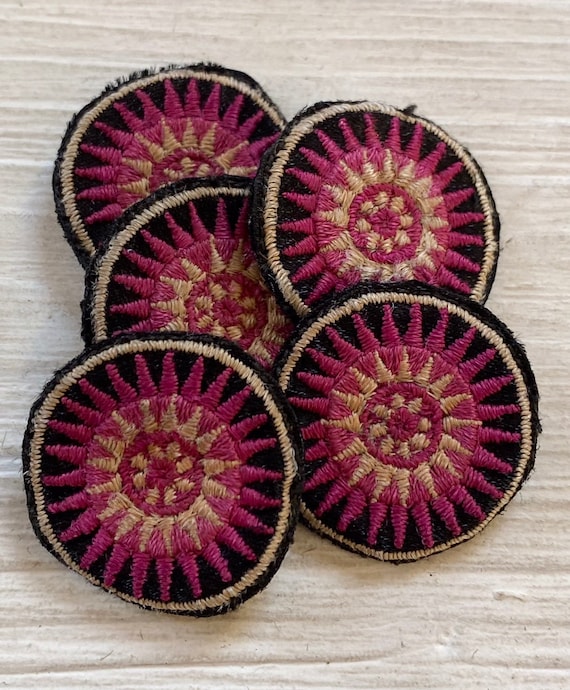 Hmong Star Embroidered Patches | Etsy
