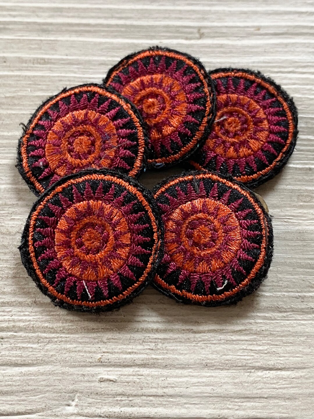 Hmong Star Embroidered Patches - Etsy