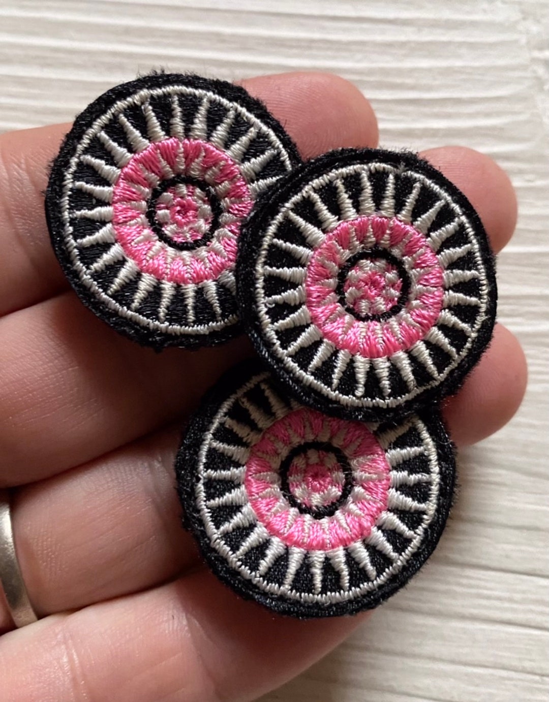 Hmong Star Embroidered Patches - Etsy