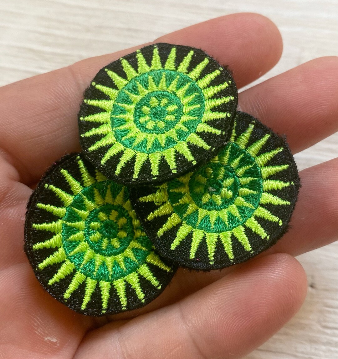 Hmong Star Embroidered Patches - Etsy
