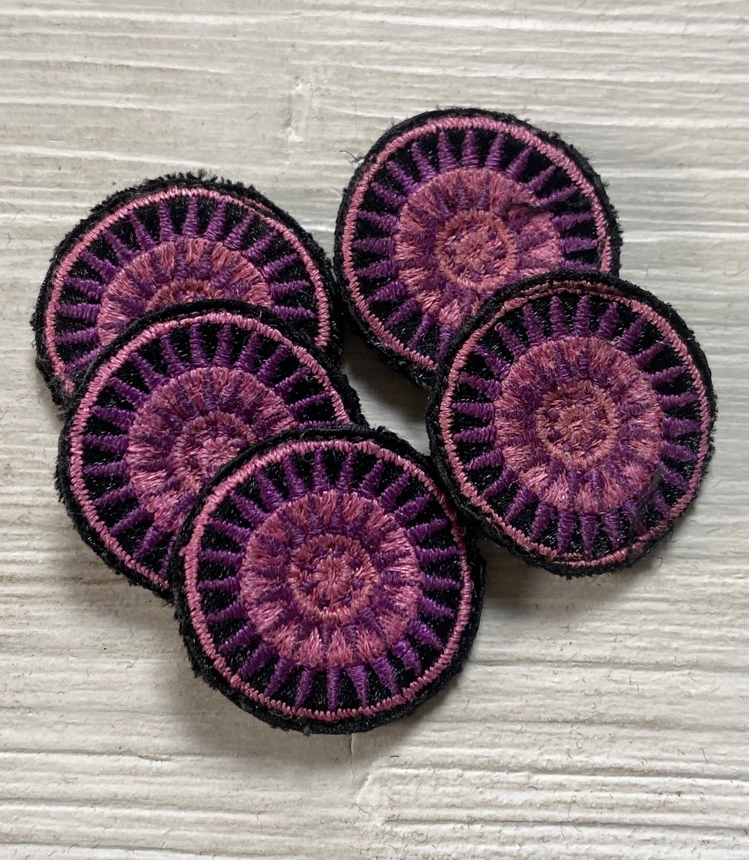 Hmong Star Embroidered Patches - Etsy