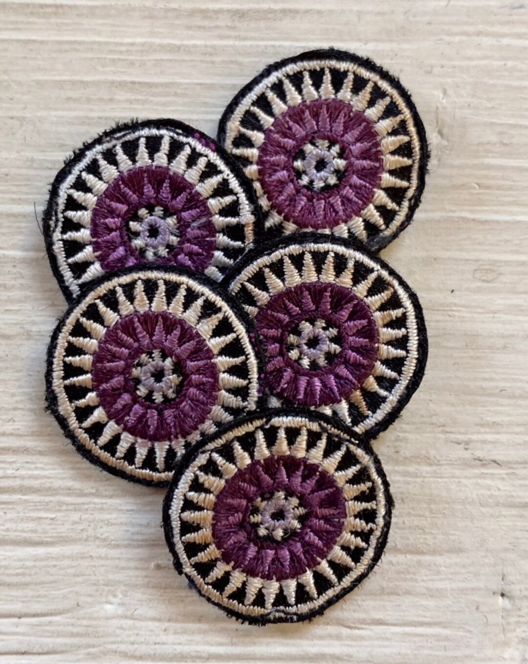 Hmong Star Embroidered Patches - Etsy