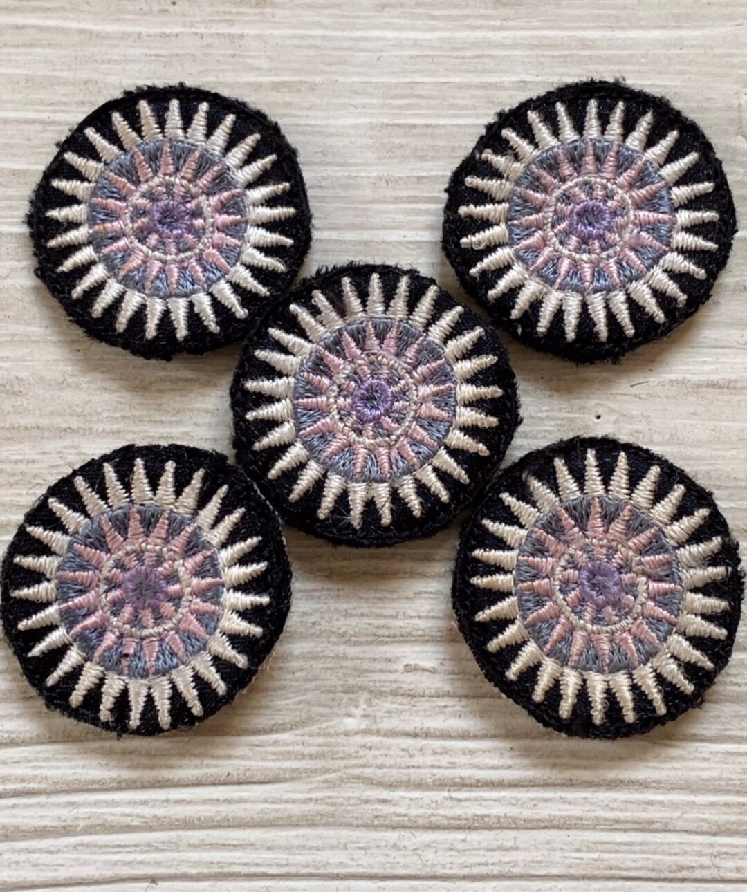 Hmong Star Embroidered Patches - Etsy