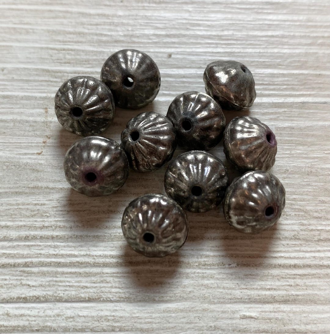 Vintage Look Lightweight Metal Beads - Etsy