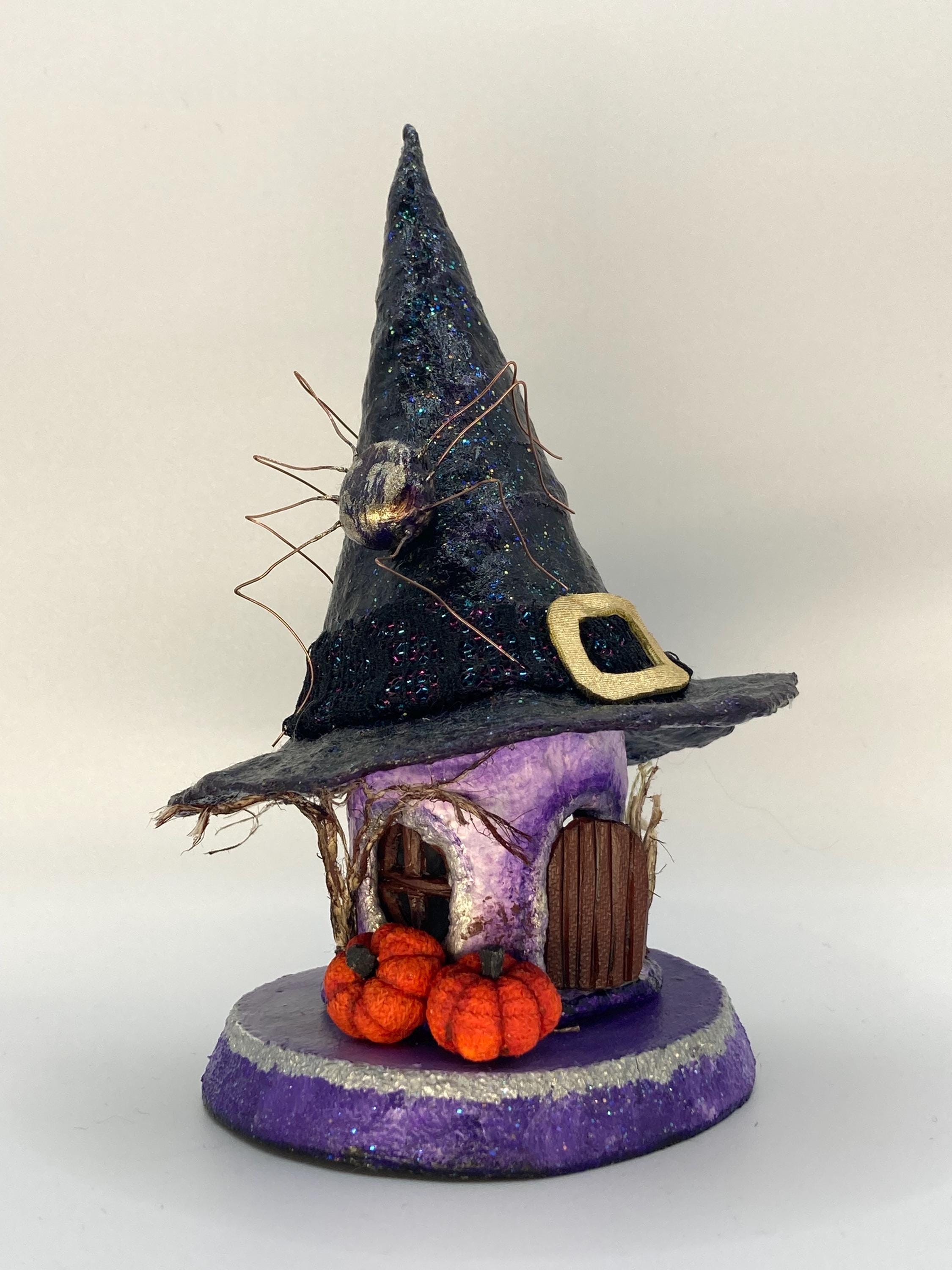 Purple Witch’s Hat Fairy House Tooth Holder - Etsy