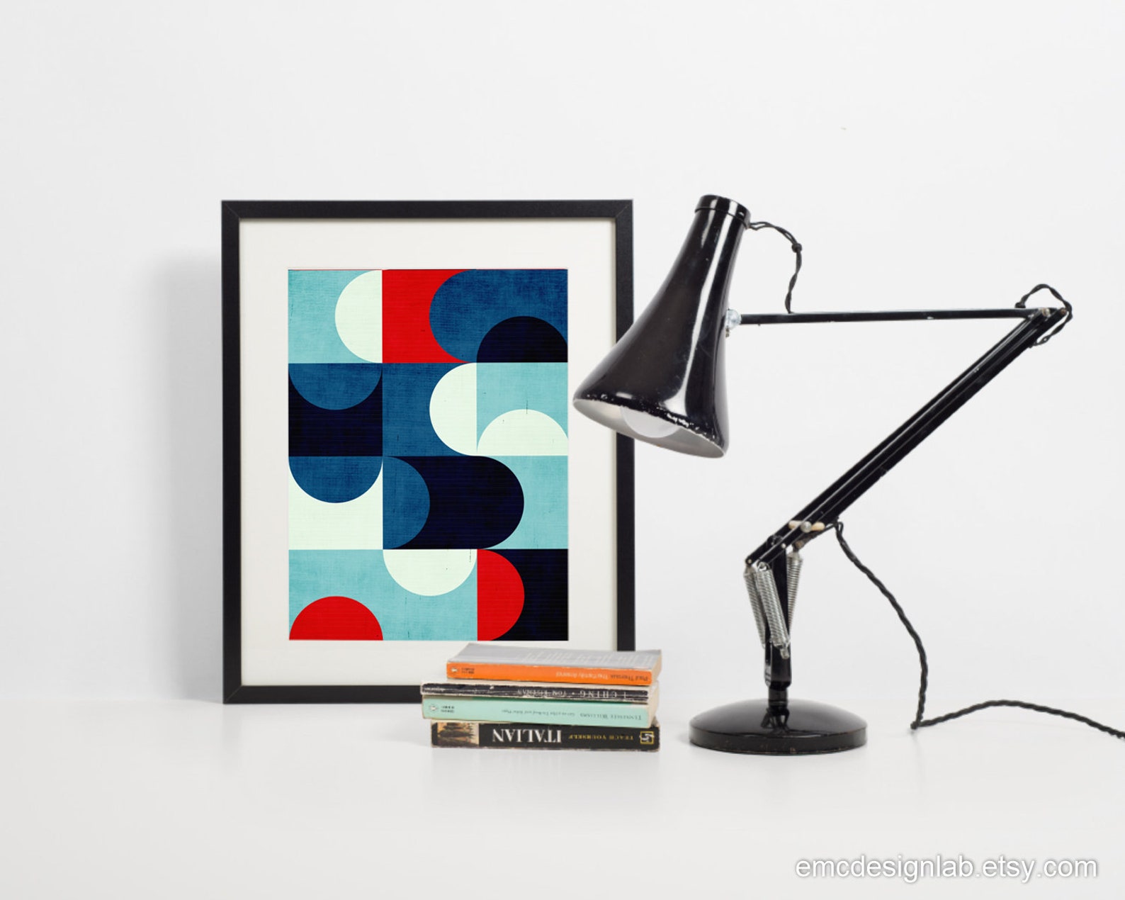 Modern Wall Art, Mid-century Wall Art, Graphic Design Artwork, Bauhaus ...