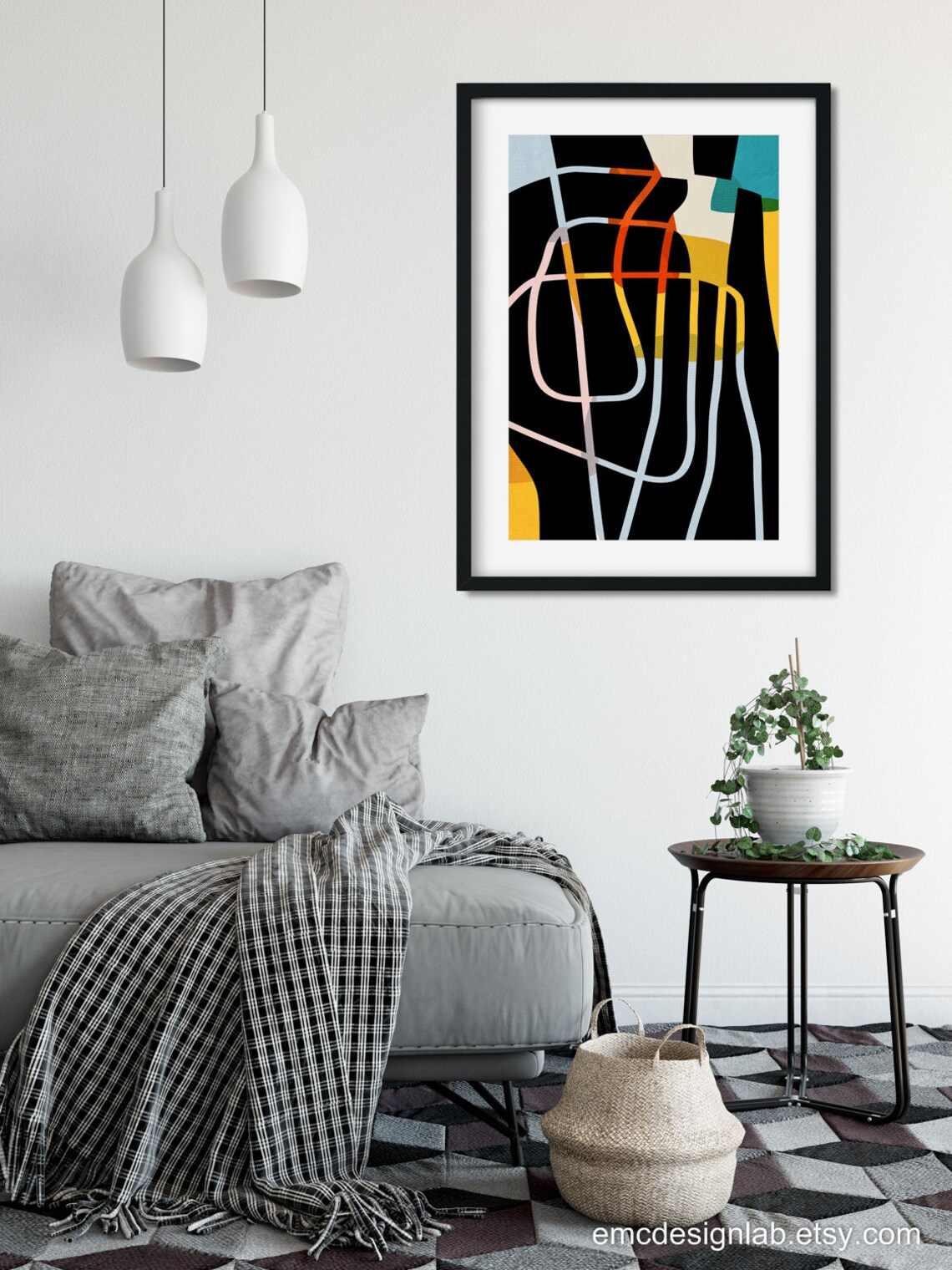 Original Abstract Art / Contemporary Art Poster / Large Size - Etsy