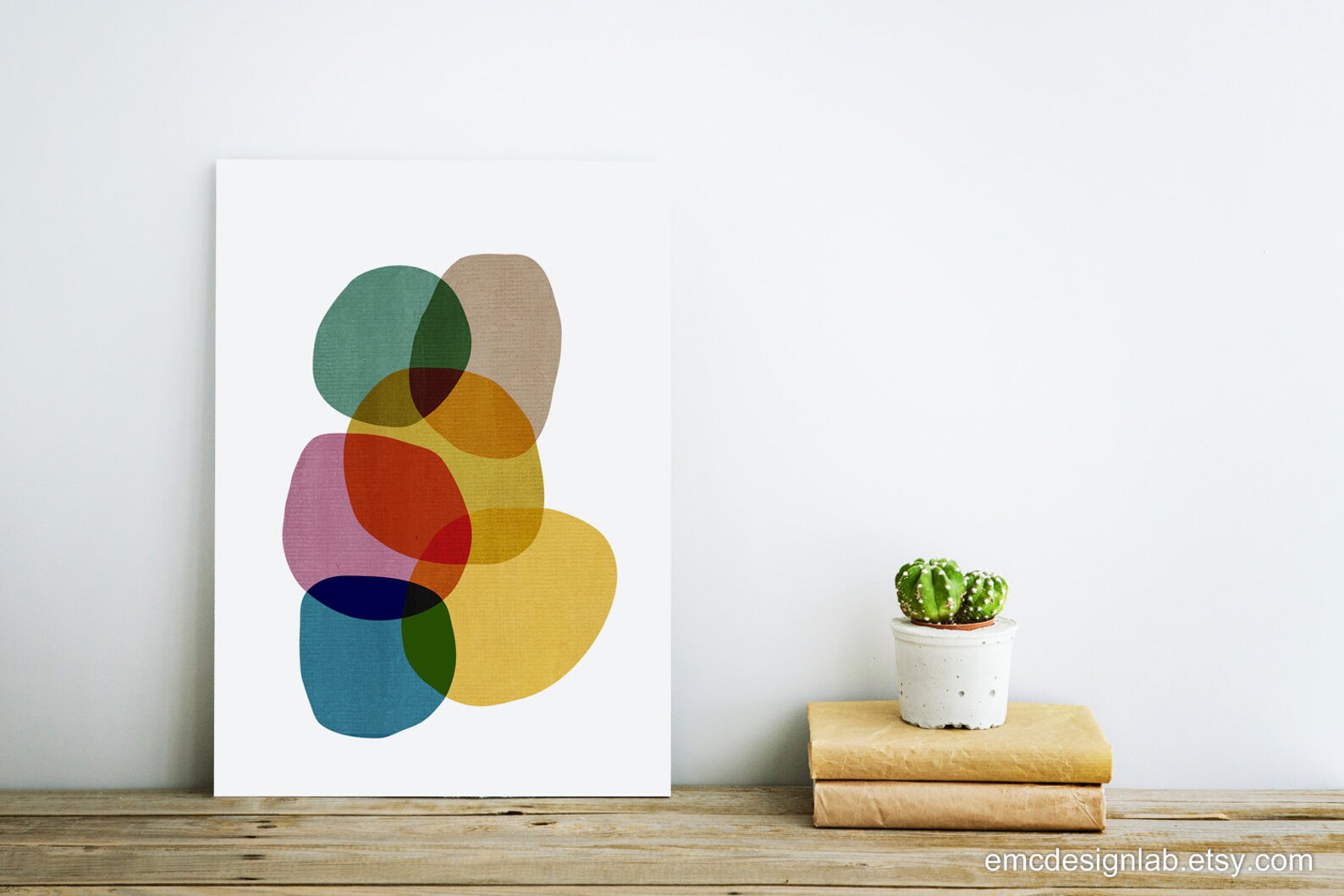 Colorful Modern Print, Mid-century Poster, Modern Living Room, Print ...