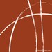 Minimalist Burnt Orange Rust Line Art Line Art Print Boho - Etsy