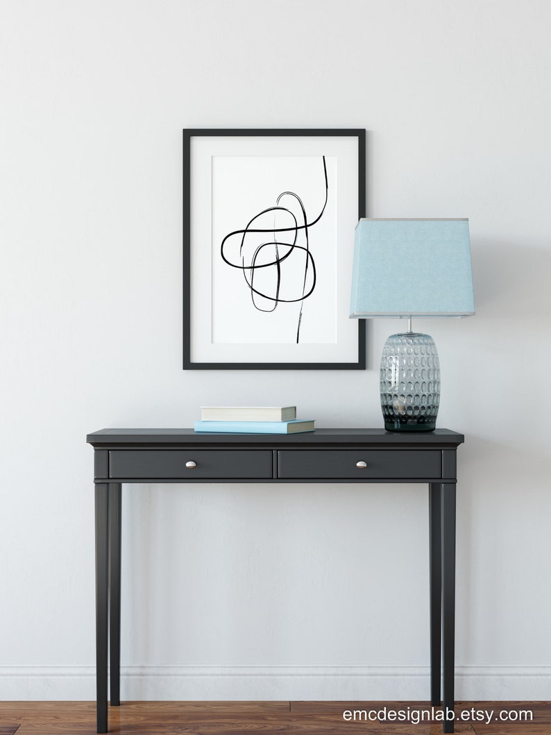 Large Wall Art Minimalist Line Art Large Size Art Print | Etsy