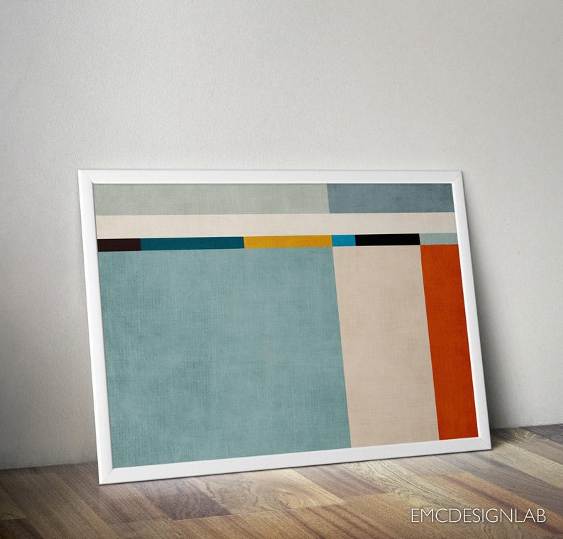 Geometric Minimalist Art Print - Etsy