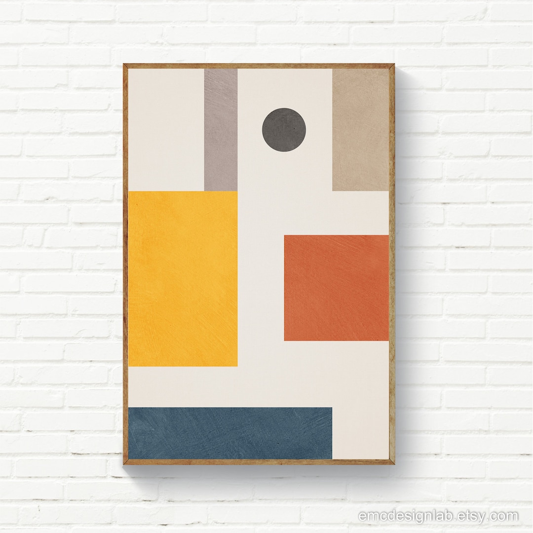 Original Geometrical Wall Art Living Room Wall Art - Etsy
