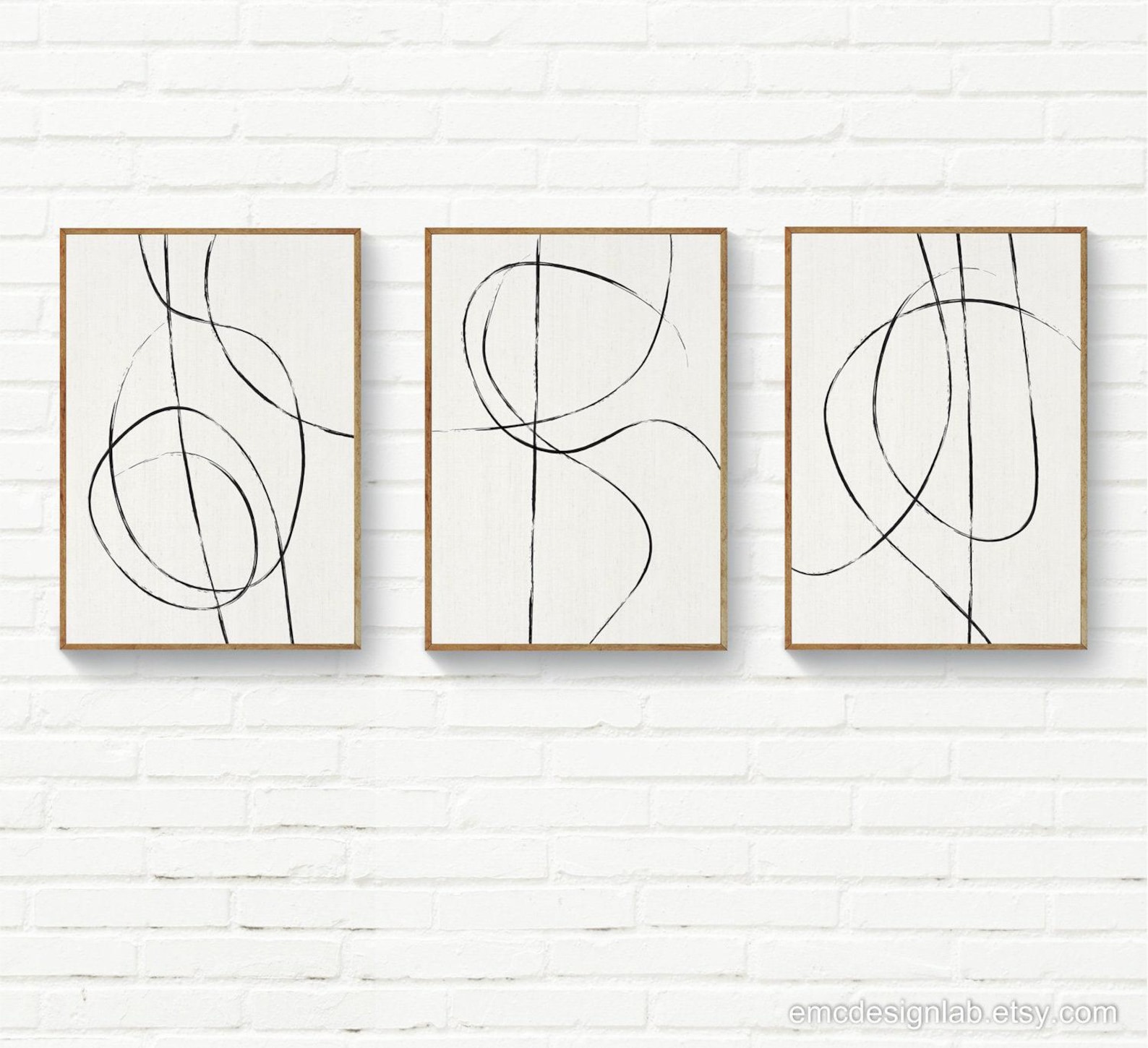 Minimalist Line Art, Mid-century Modern Abstract Minimalist Decor ...