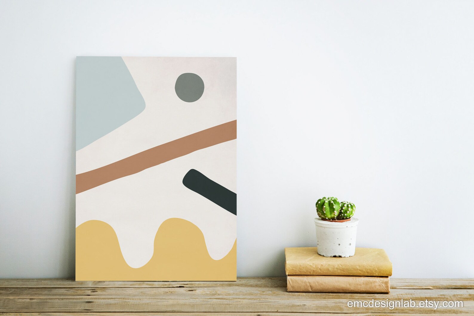 Abstract Minimalist Wall Art Geometric Abstract Original Art | Etsy