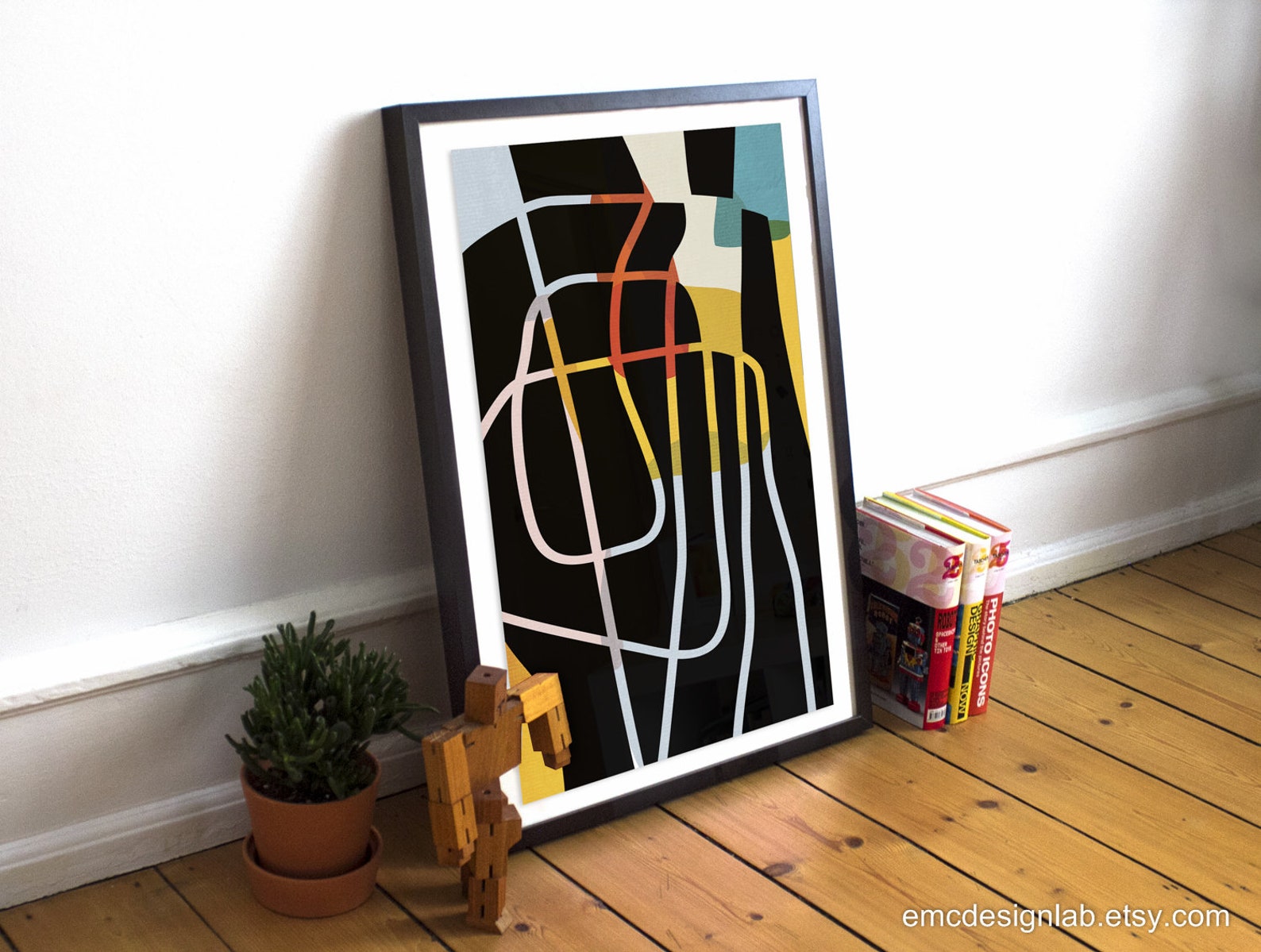 Original Abstract Art / Contemporary Art Poster / Large Size - Etsy