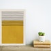 Black Lines & Mustard Color Block Wall Art, Minimalist Simple Print ...