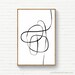 Large Wall Art Minimalist Line Art Large Size Art Print - Etsy