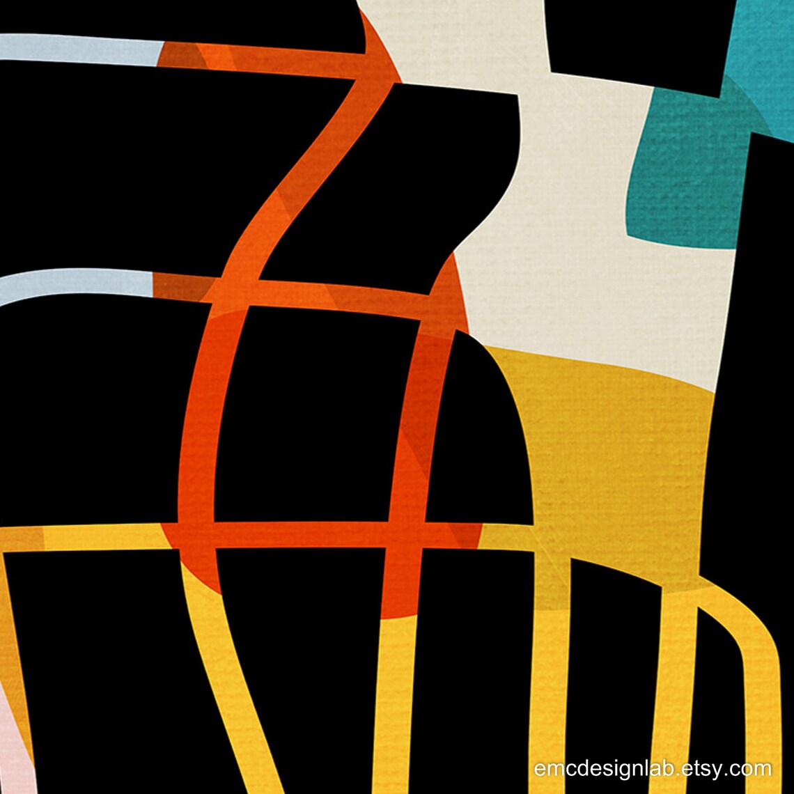 Original Abstract Art / Contemporary Art Poster / Large Size - Etsy