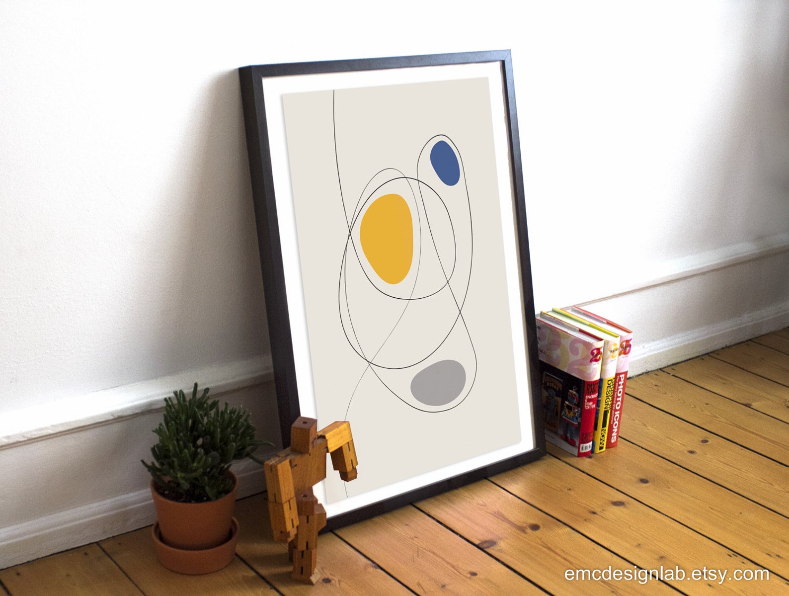 Original Wall Art Minimalist Line Art Office Print Office - Etsy
