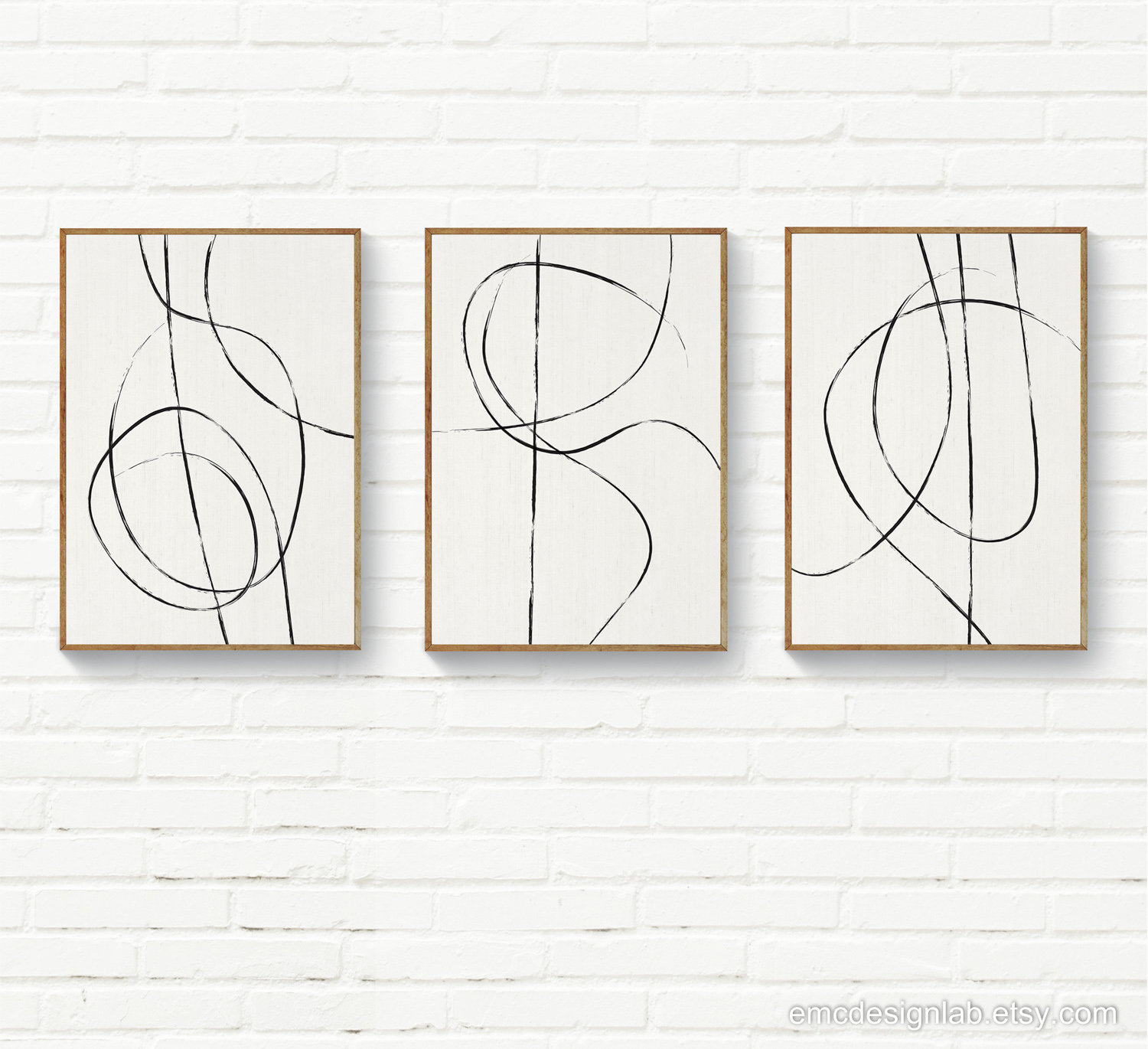 Minimalist Line Art Mid-Century Modern Abstract Minimalist | Etsy