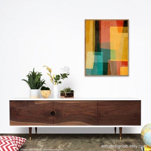 Abstract Unique Modern Wall Art, Living Room Abstract Art, Original ...