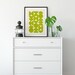 Minimalist Apple Green Print Chartreuse Wall Art Kitchen - Etsy