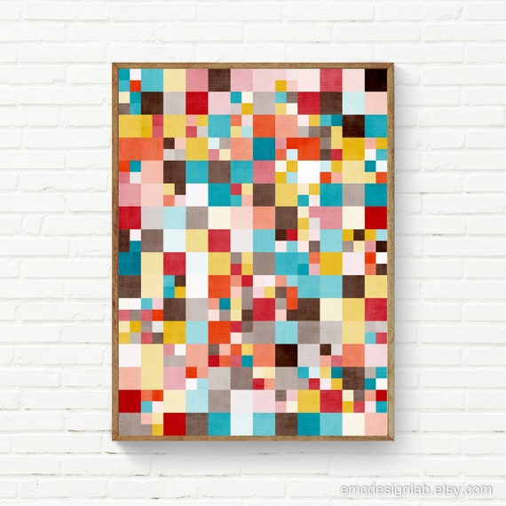 Abstract Painting Squares