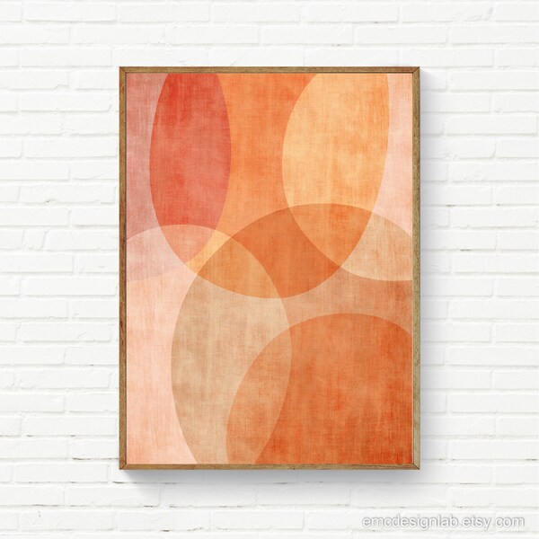 Rust Color Wall Art - Etsy