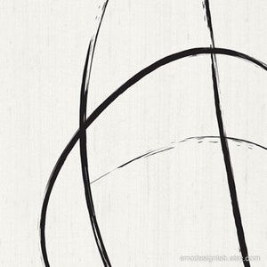 Abstract Large Size Line Art, Minimalist Printable Line Art, Mid ...