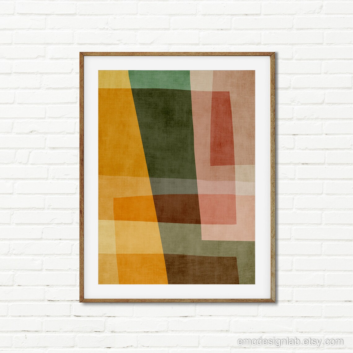 Abstract Modern Artwork Fall Colors / Digital Painting Modern - Etsy