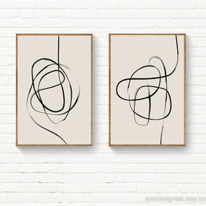 Large Wall Art Minimalist Line Art, Large Size Art Print, Oversize ...