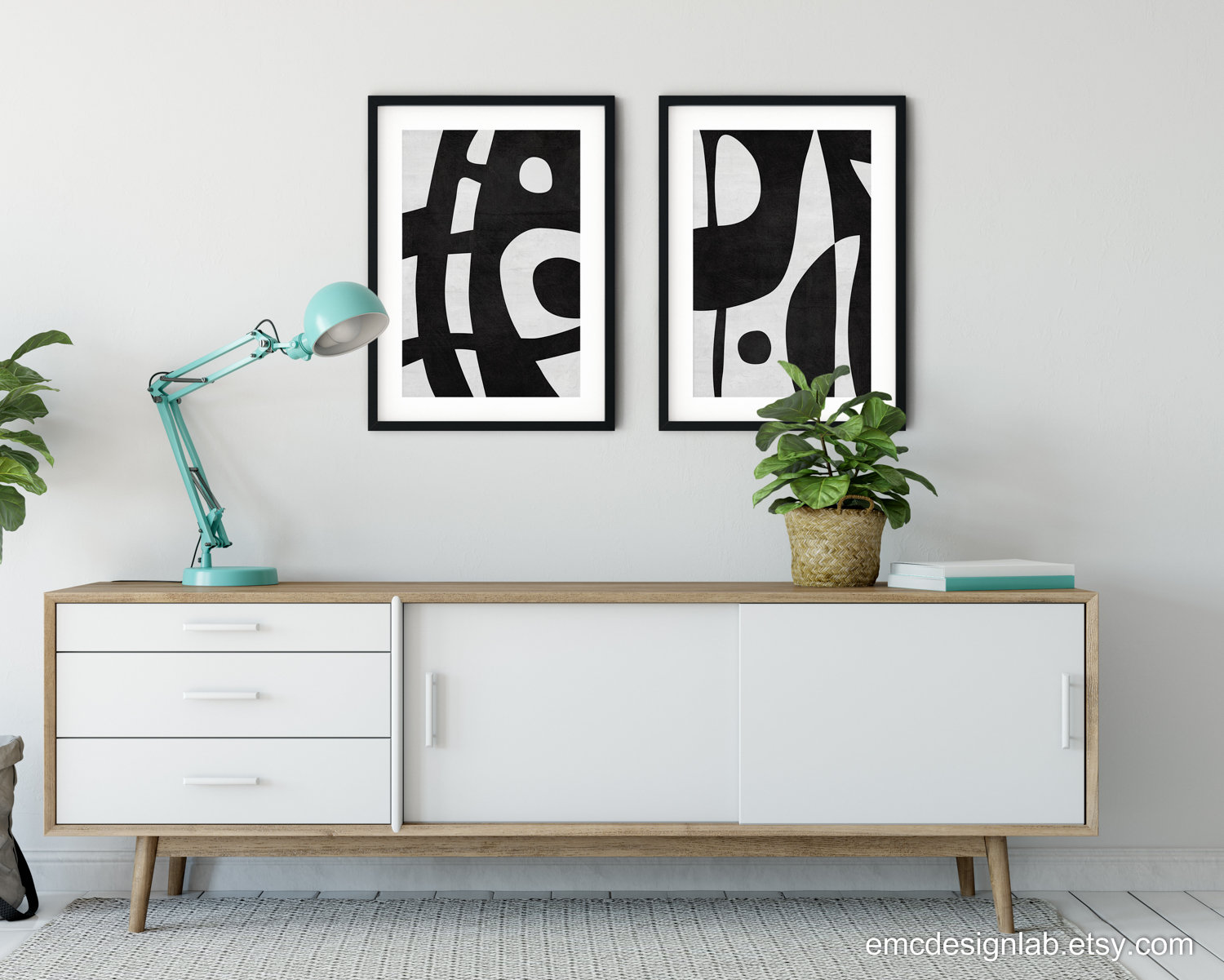 Original Contemporary Wall Art Digital Painting Large Size | Etsy