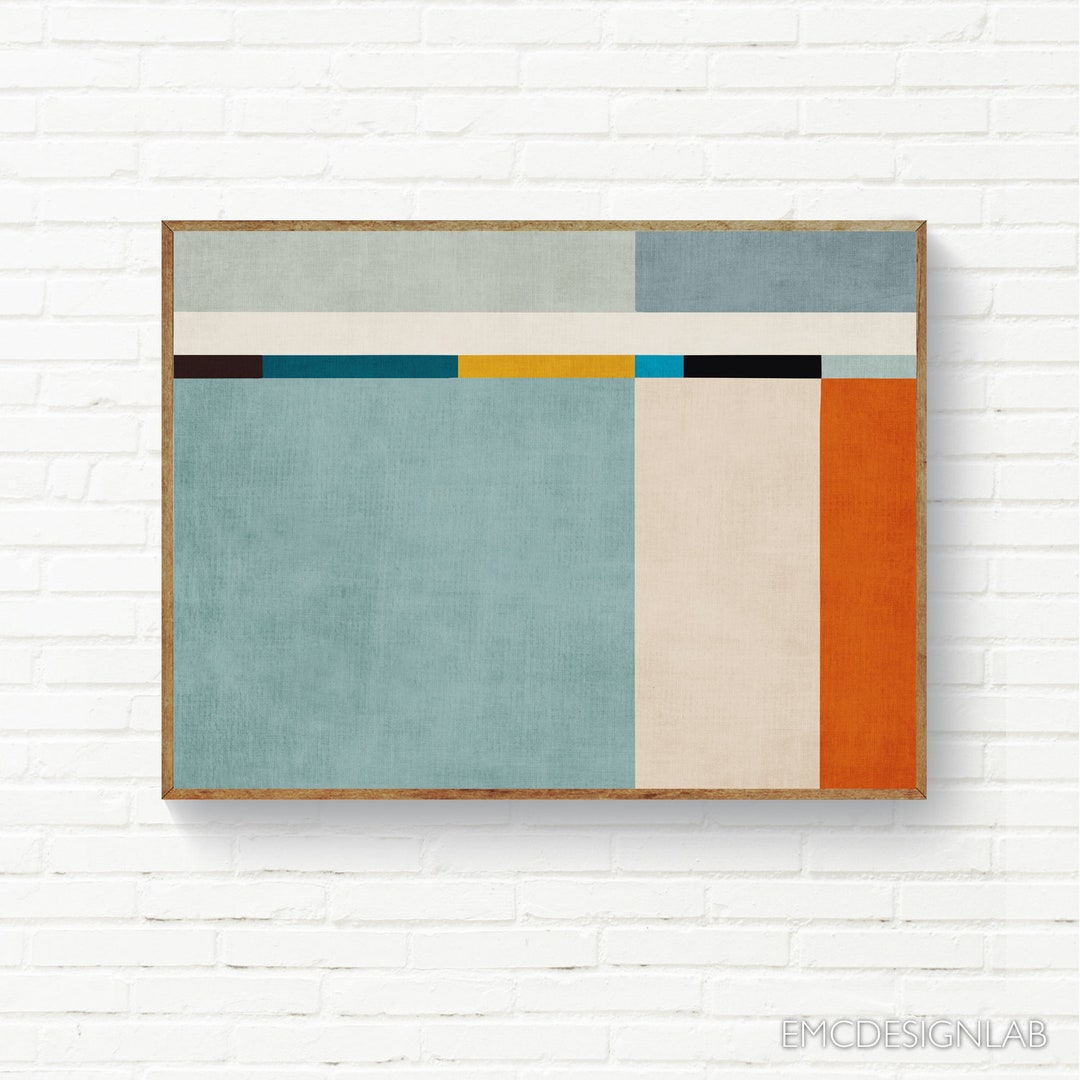Geometric Minimalist Art Print - Etsy