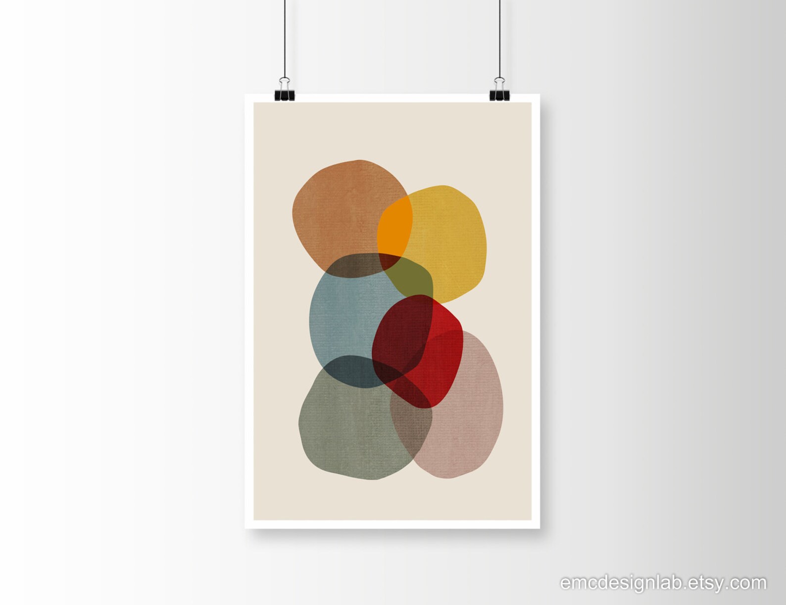 Colorful Organic Shapes Print Colorful Wall Art Digital - Etsy