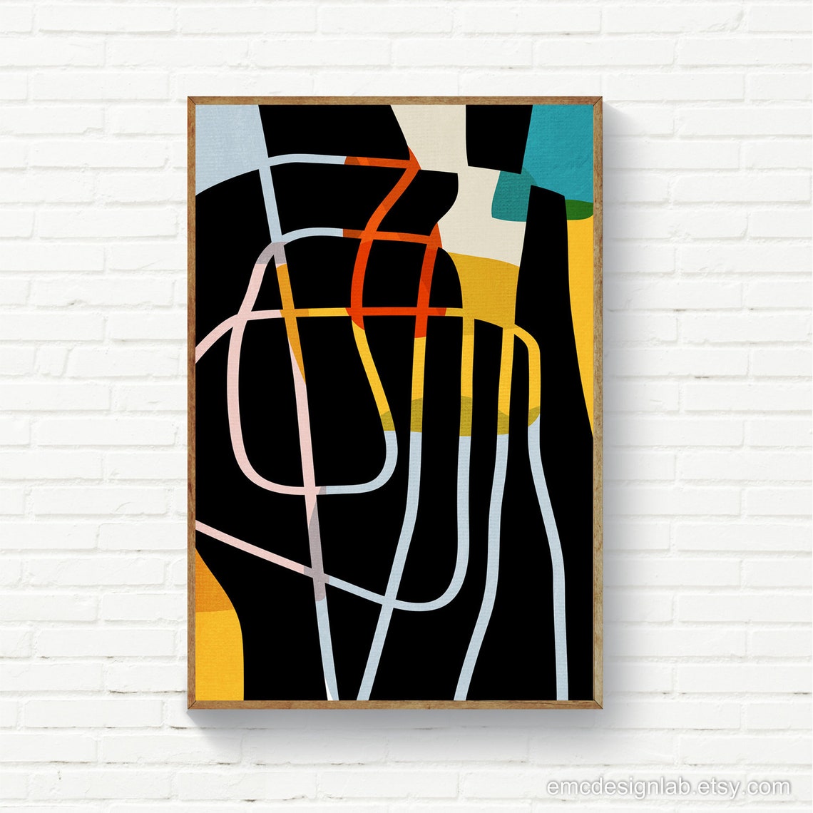 Original Abstract Art / Contemporary Art Poster / Large Size - Etsy